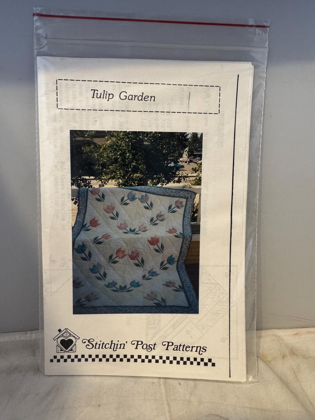 Stitchin' Post Patterns - Tulip Garden Quilt Pattern - 66" X 86" Quilt ...