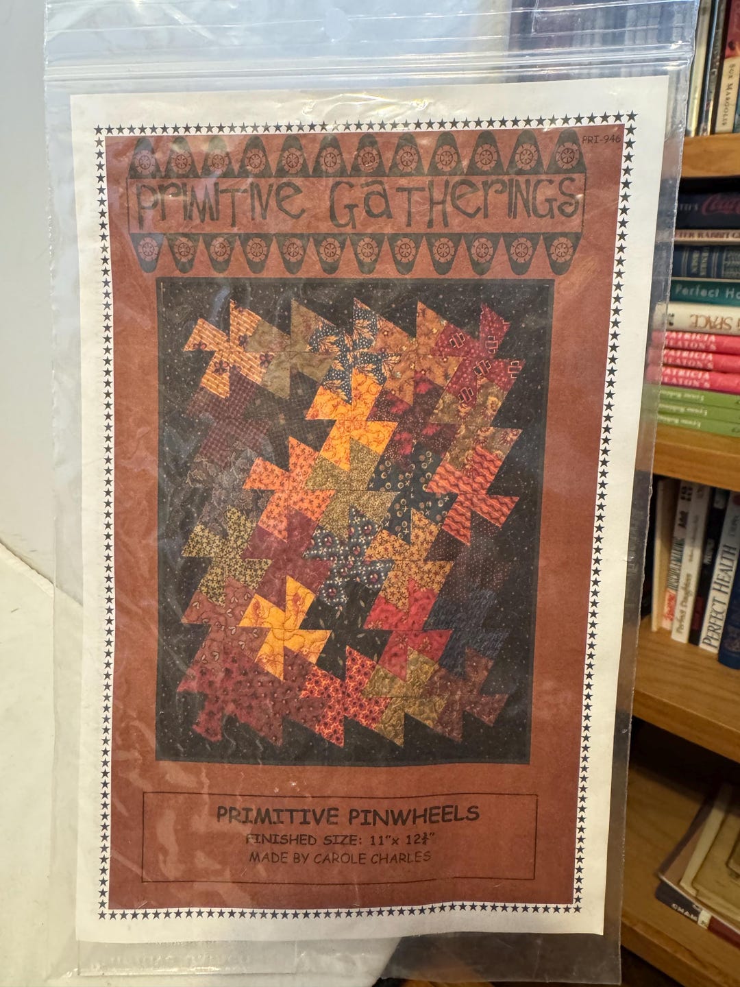 Primitive Pinwheels Quilt Pattern Wallhanging Template - Etsy