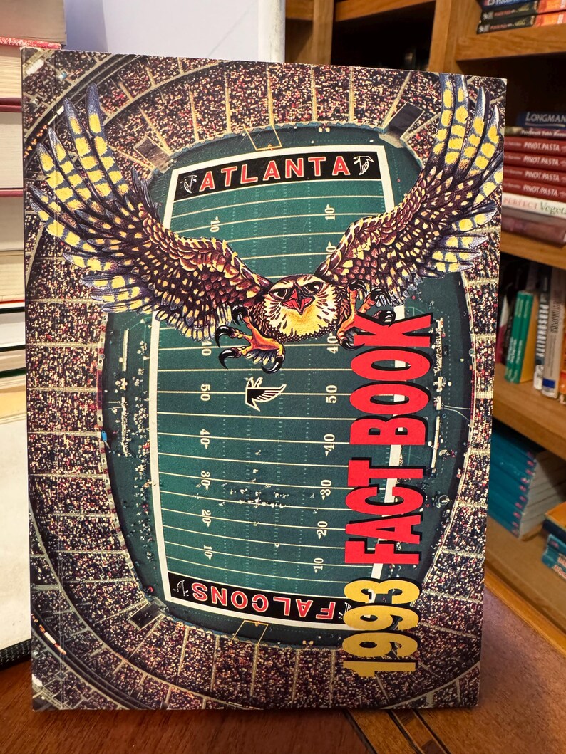 Atlanta Falcons 1993 Fact Book - Very Rare - Etsy
