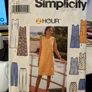 Simplicity 2 Hour Pattern 7140 Size Y 18,20,22 Misses' Petite Dress or ...
