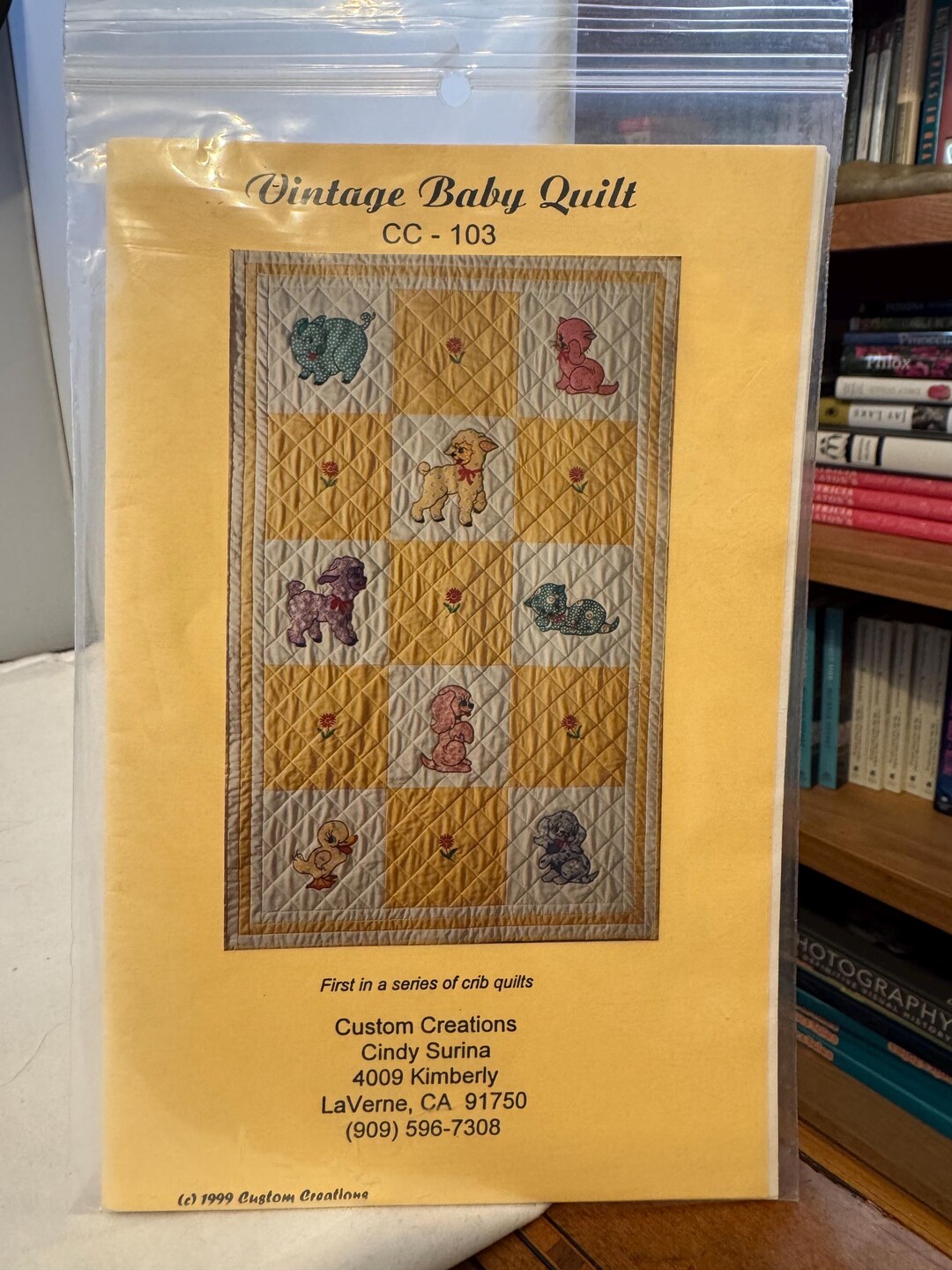 Vintage Baby Quilt Pattern CC-103 - Custom Creations - Etsy