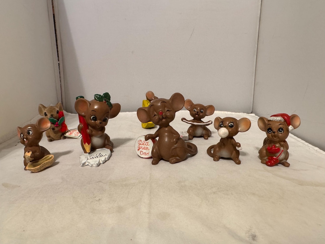 13 Vintage Joseph Original Mice Figurines - Etsy