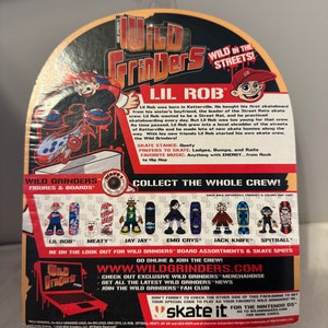 Wild Grinders - Lil Rob - Articulated Figure & Board - Etsy