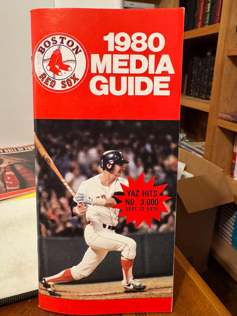 Boston Red Sox 1980 Media Guide - Etsy