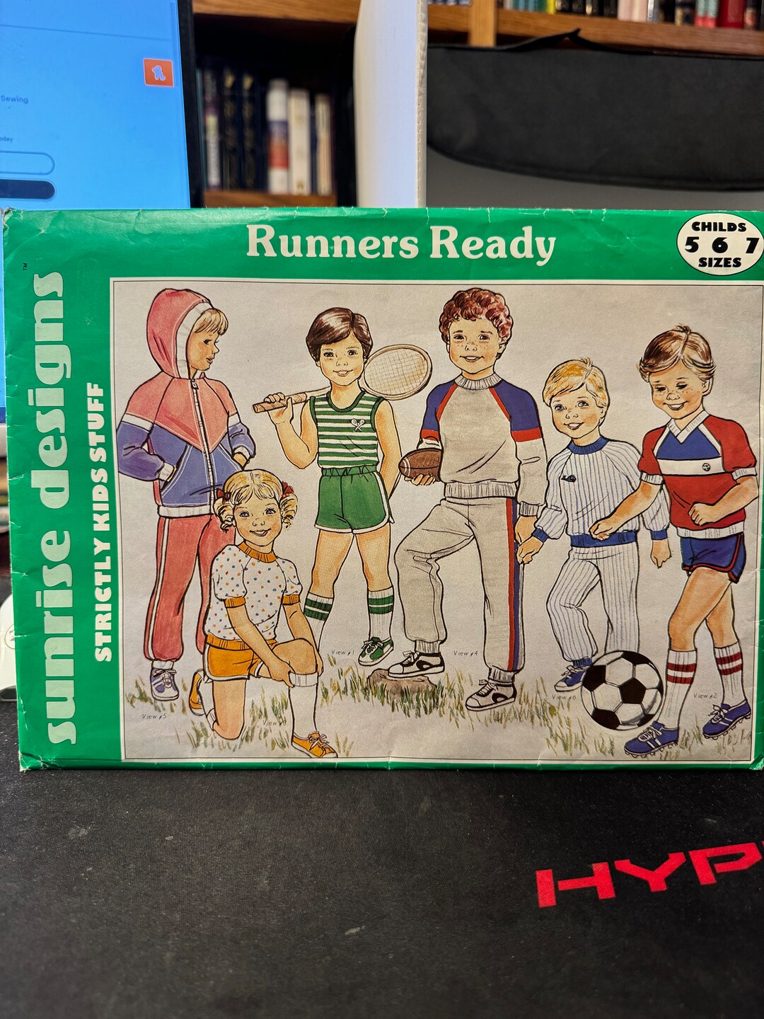 Sunrise Designs Patterns - Runners Ready - Childs Sizes 5,6,7 - Uncut ...