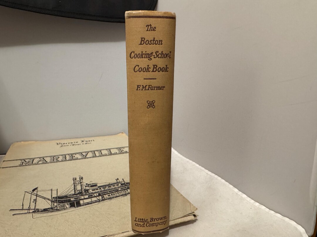 The Boston Cooking-school Cook Book - Fannie Merritt Farmer - Vintage ...