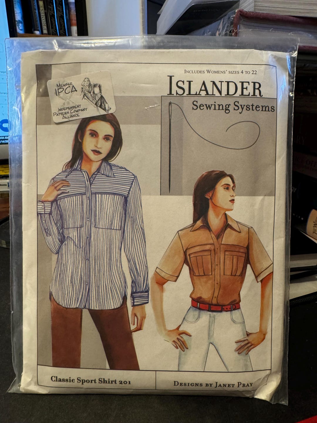 Islander Sewing Systems Pattern - Classic Sport Shirt 201 - All Sizes ...