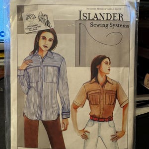 Islander Sewing Systems Pattern - Classic Sport Shirt 201 - All Sizes ...