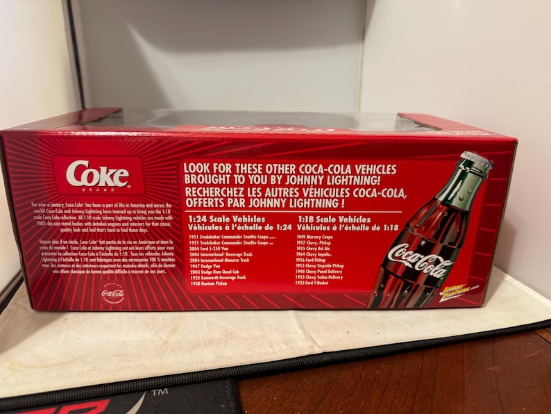 Coca-cola 1957 Chevy Cameo 1:18 Scale Johnny Lightning Die-cast - New ...