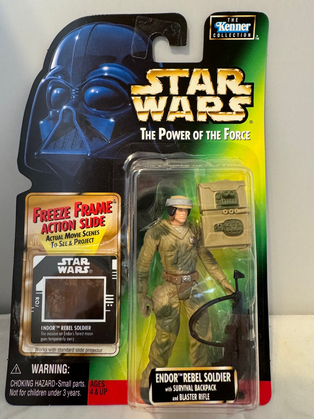 Star Wars the Power of the Force endor Rebel Soldier With Survival ...