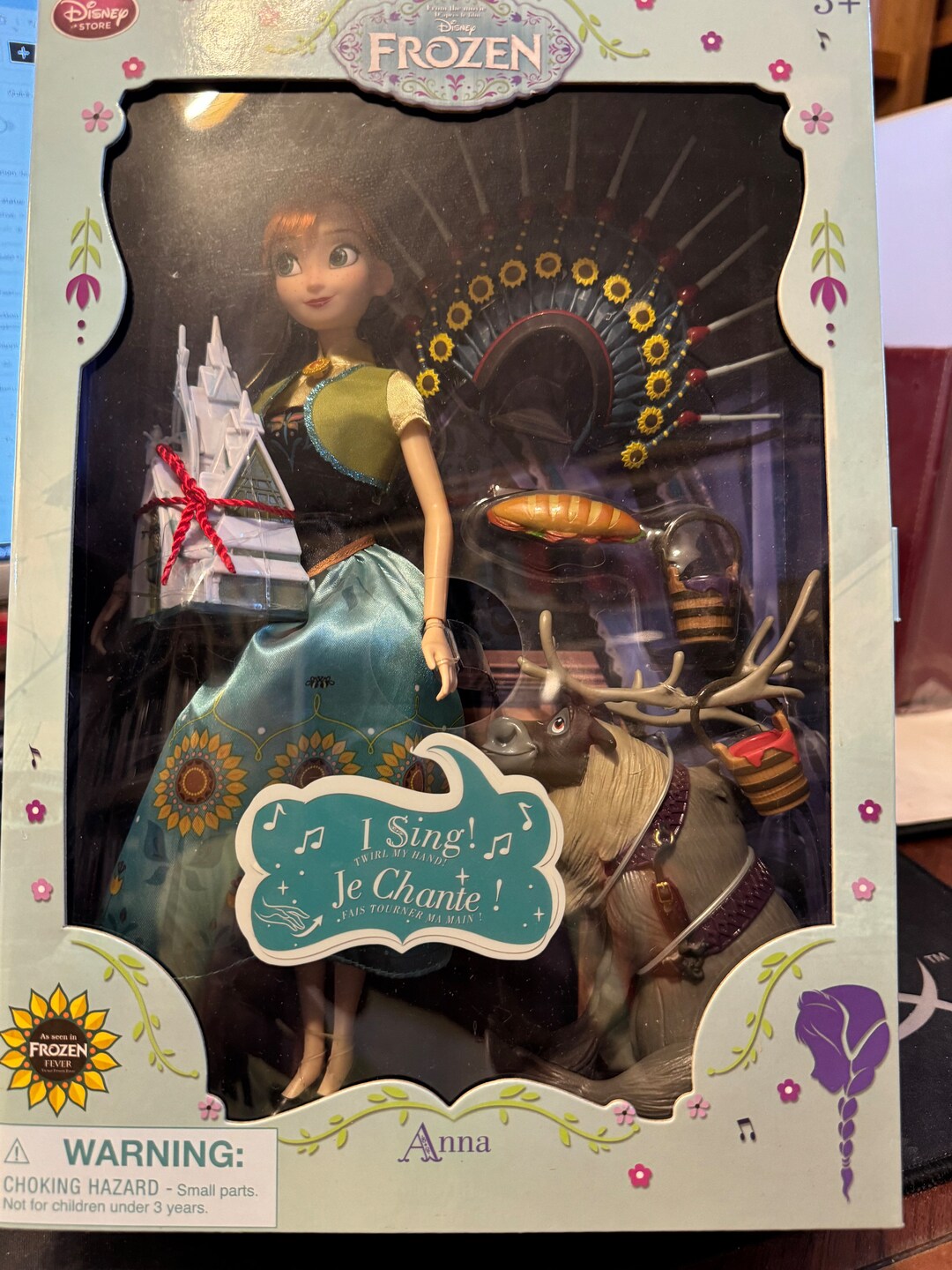 Disney Store Frozen Fever ANNA 11" Deluxe Singing Doll Set NEW! - Etsy