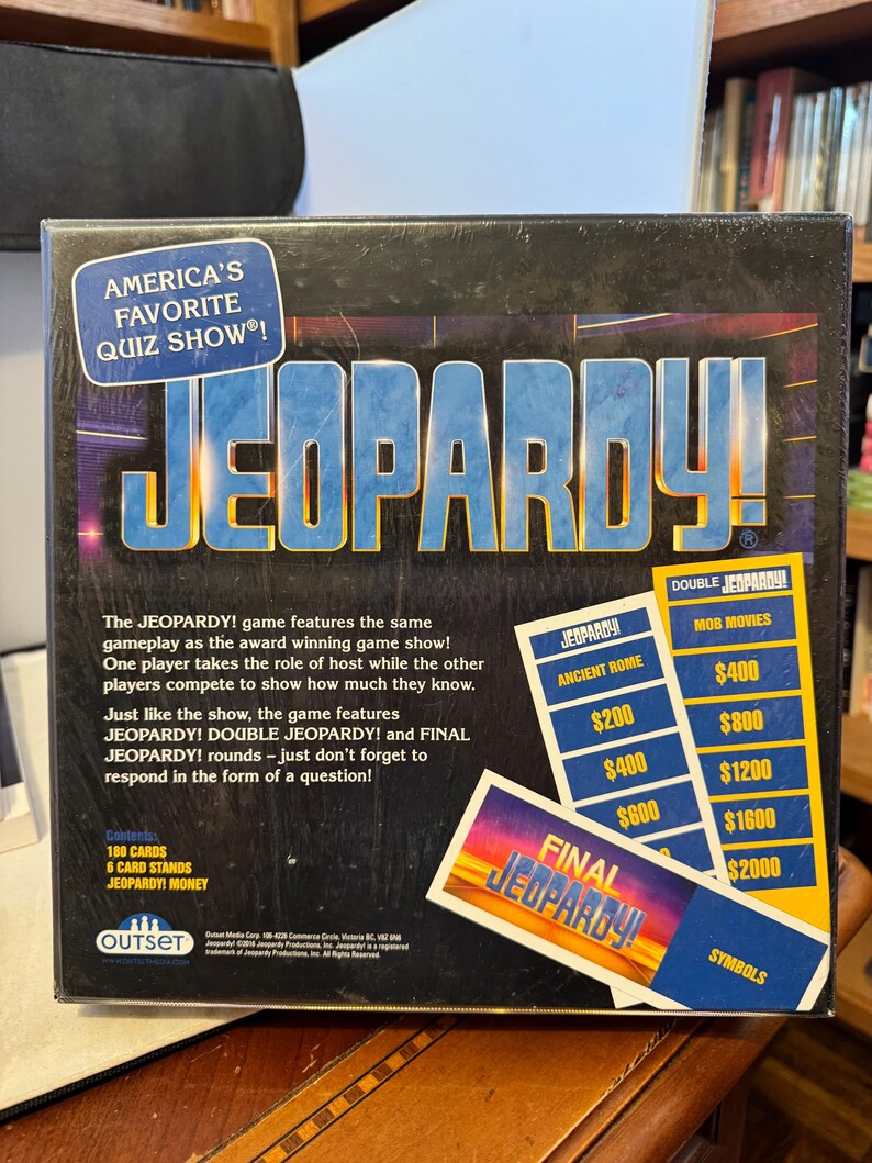 Jeopardy - America's Favorite Quiz Show - New - Etsy