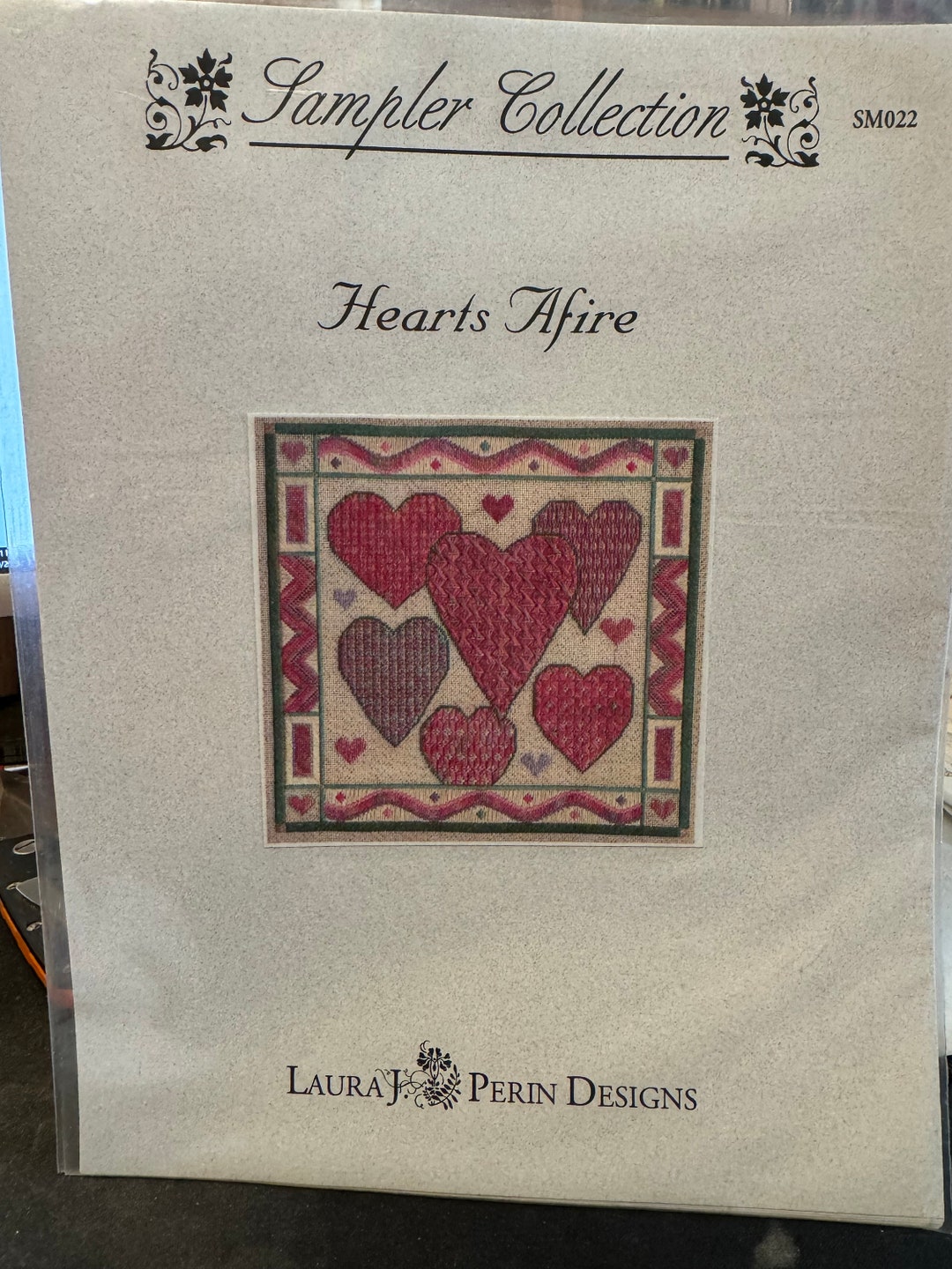 Laura J. Perin Designs - Hearts Afire Sampler Collection - Needlepoint ...