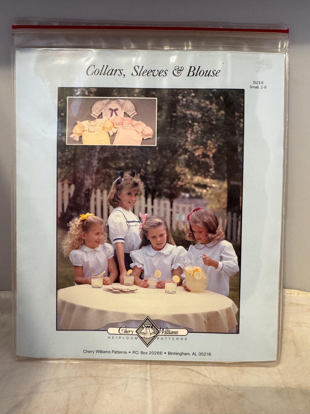 Vintage Chery Williams Patterns - Collars, Sleeves & Blouse - Sizes ...