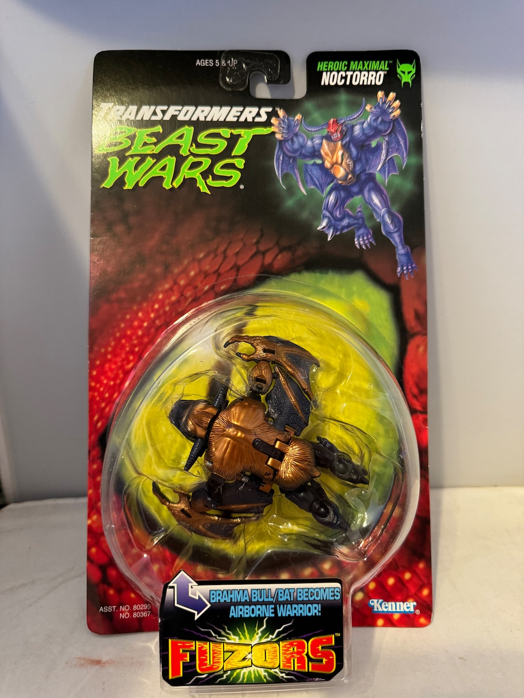 Transformers - Beast Wars - Deluxe Fuzors - Brahma Bull/bat Becomes ...
