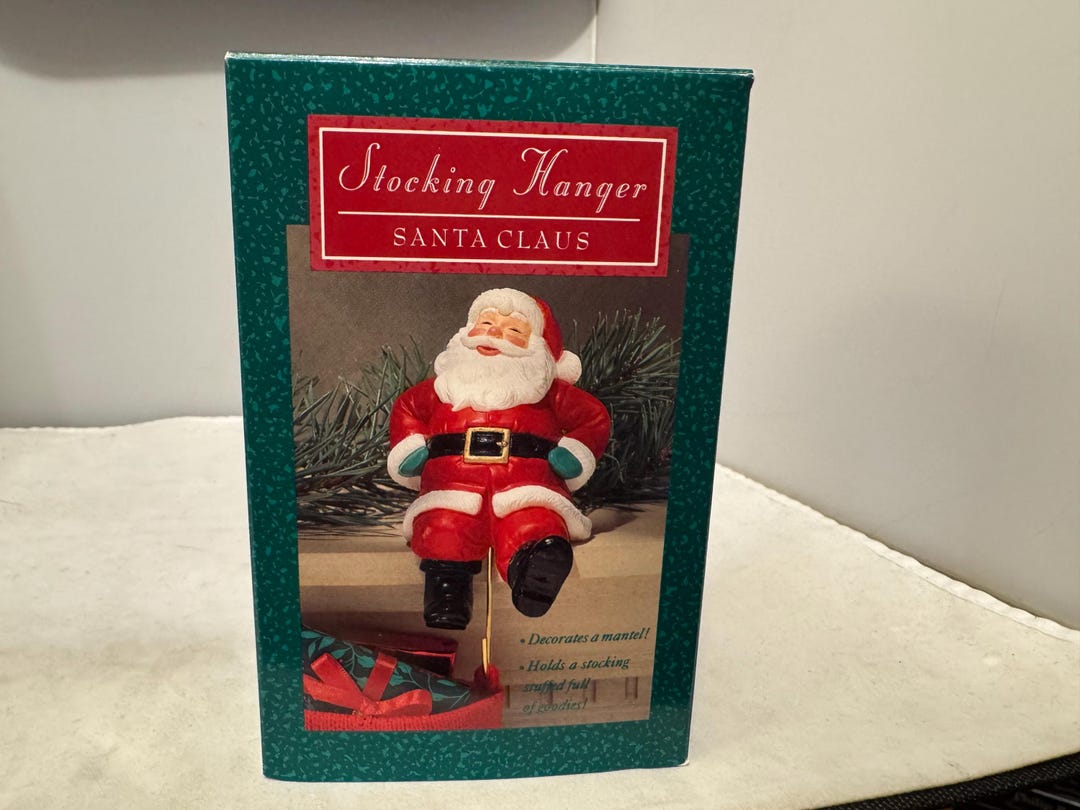 Hallmark Keepsake Ornament - Santa Claus - Stocking Hanger - Etsy