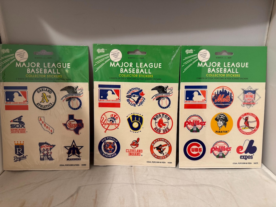 1984 Factory Sealed Major League Baseball Stickers - Etsy