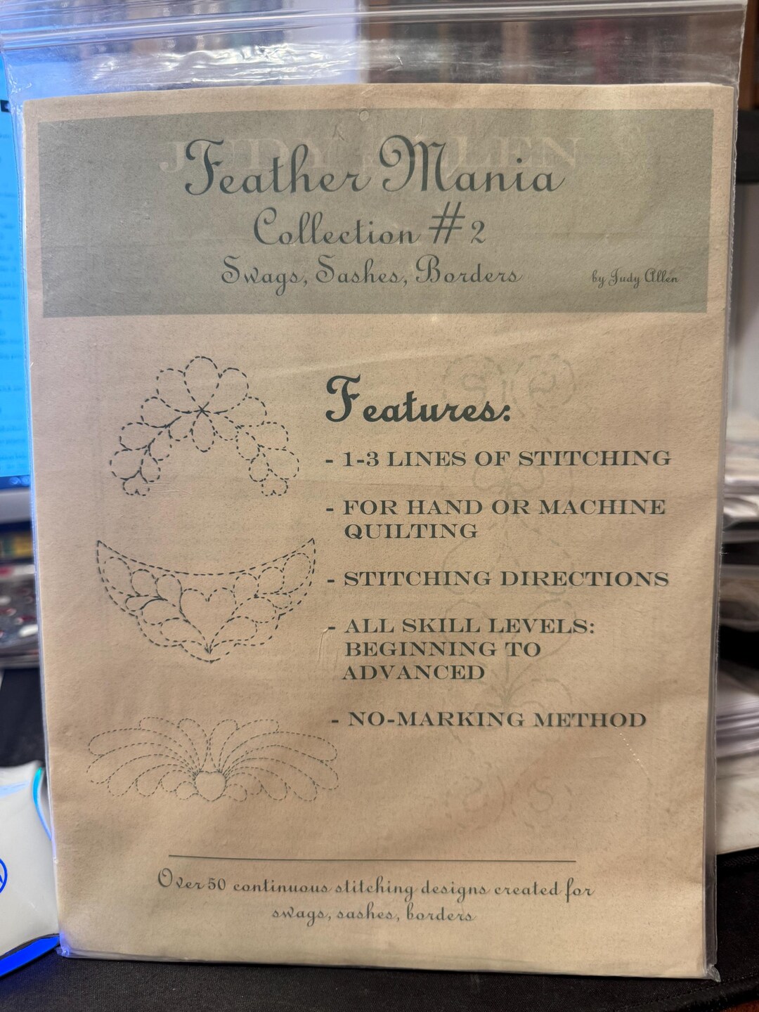 Feather Mania Collection #2 Pattern Swags, Sashes, Borders by Judy ...