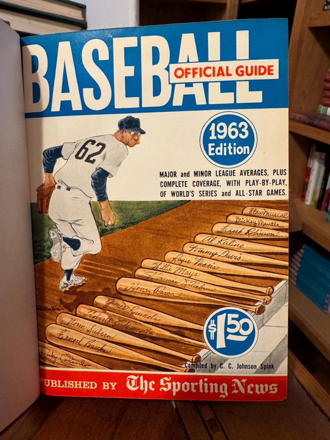 1963 Official Baseball Guide - the Sporting News 1963 - Etsy