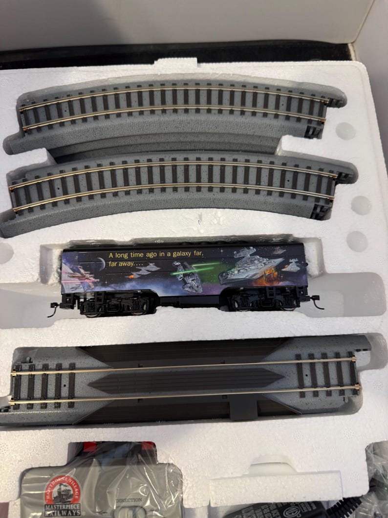 Hawthorne Village Star Wars Far Away Express Train Car Track Set - Etsy