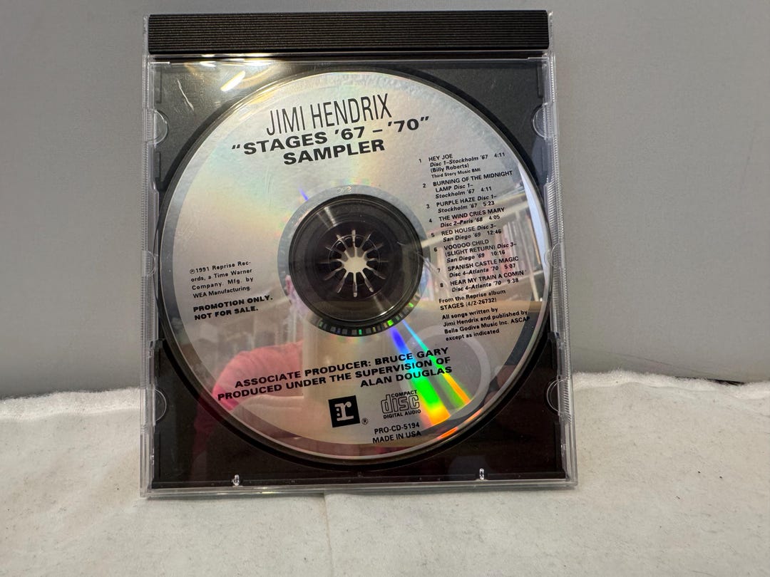 Jimi Hendrix Stages 67-70 Sampler - CD / Used - Etsy