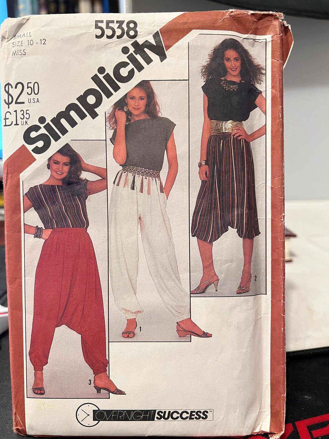 Simplicity Patterns 5538 - Misses' Pull-on Zouave Pants in Two Lengths ...