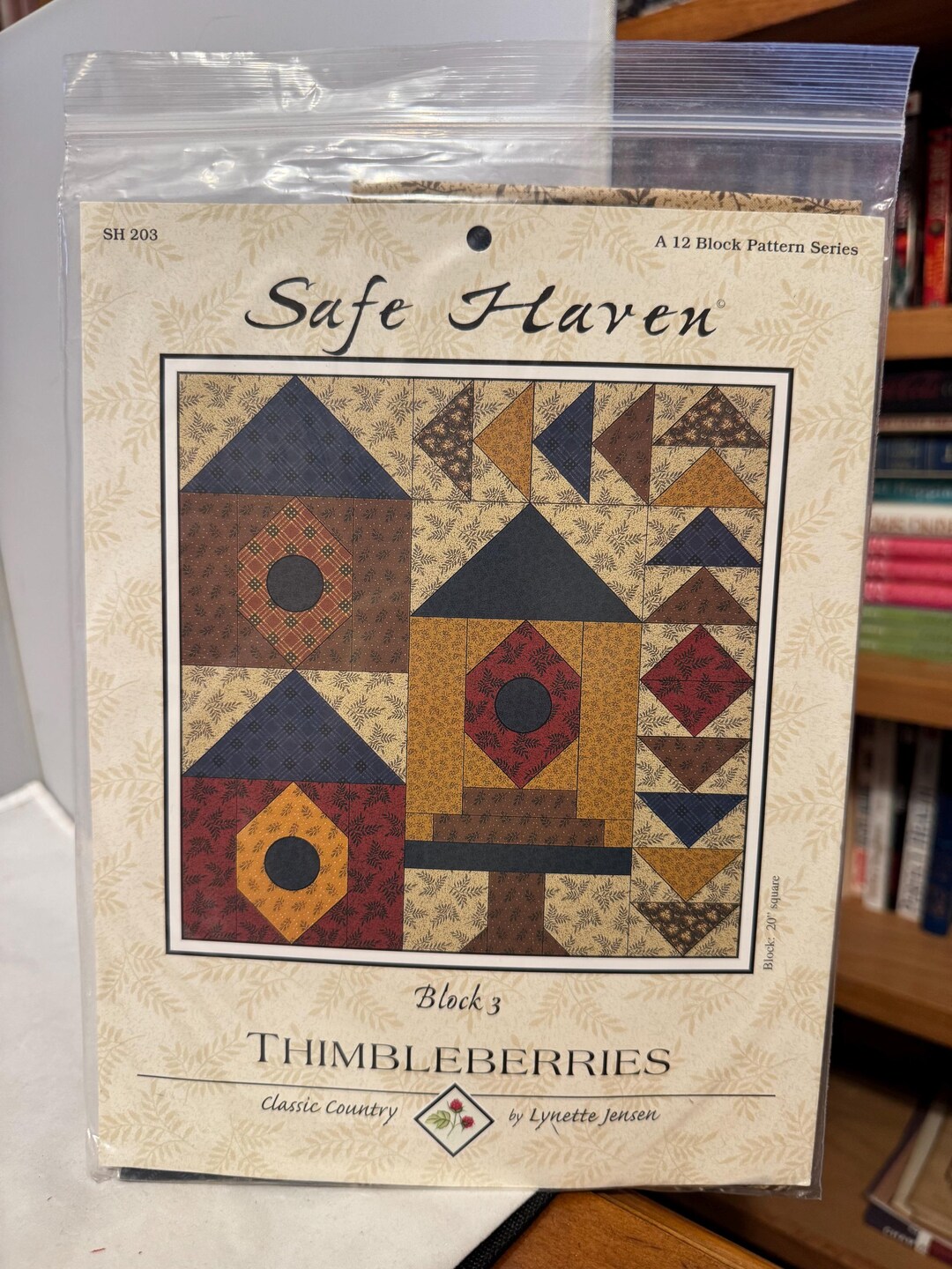 Thimbleberries - Safe Haven - Block 3 by Lynette Jensen - Kit - Etsy