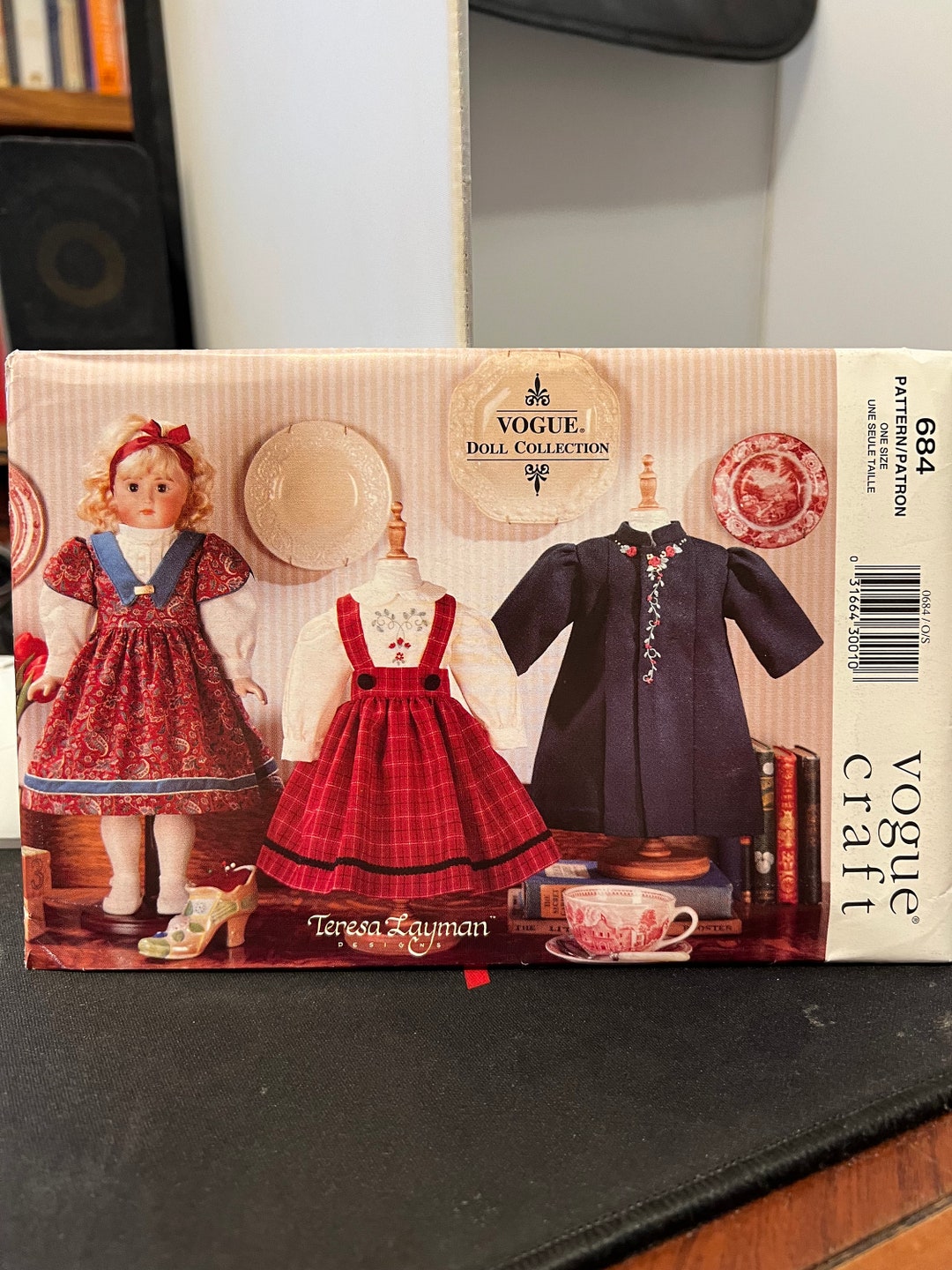 Vogue Craft Pattern 684 - 18" Doll Heirloom Clothes - Etsy