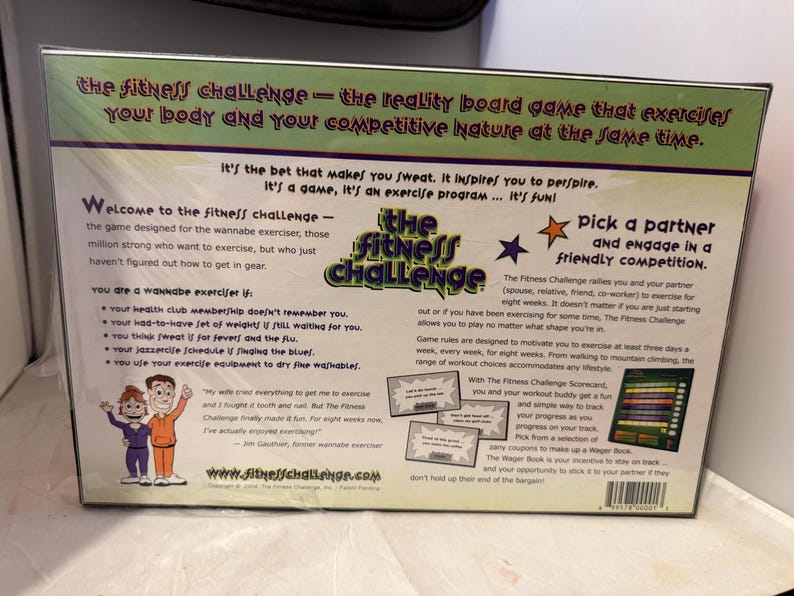 The Fitness Challenge Board Game - New - Etsy