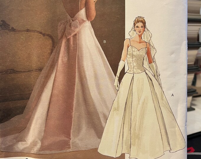 Vogue Patterns V2849 - Bridal Original - Size D (12-14-16) - Etsy