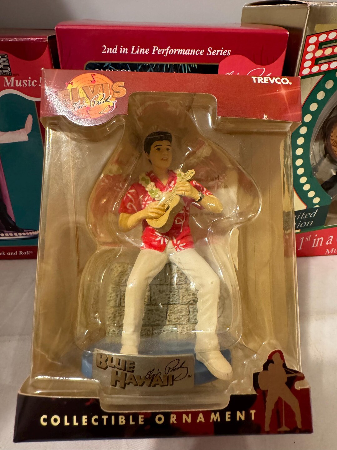 Elvis Collectible Ornament - Blue Hawaii - Trevco 4" X 2.5" - Etsy