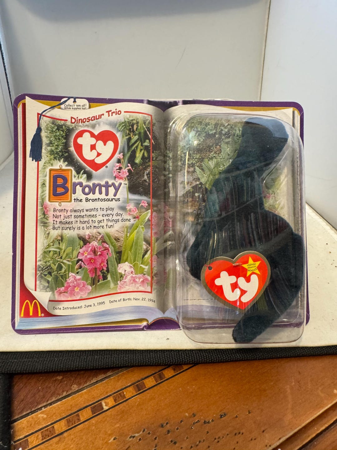 Bronty the Brontosaurus - TY Mcdonald's Teenie Beanie Baby - Etsy