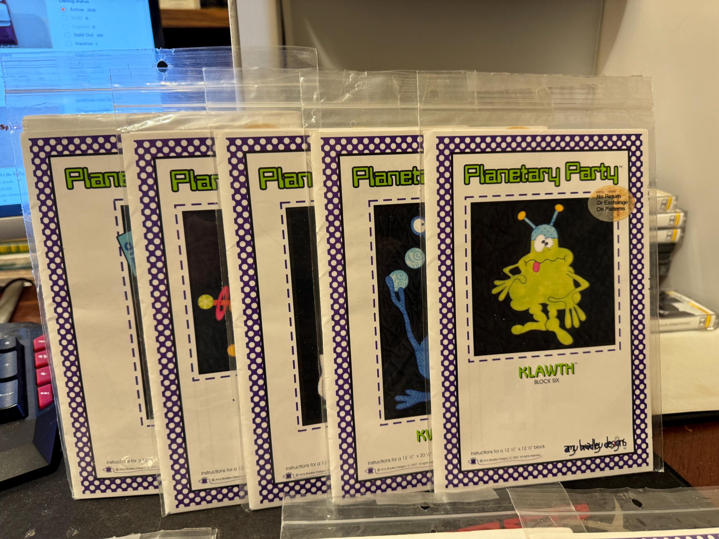 Amy Bradley Designs Planetary Party Quilting Pattern 9 Blocks - Etsy