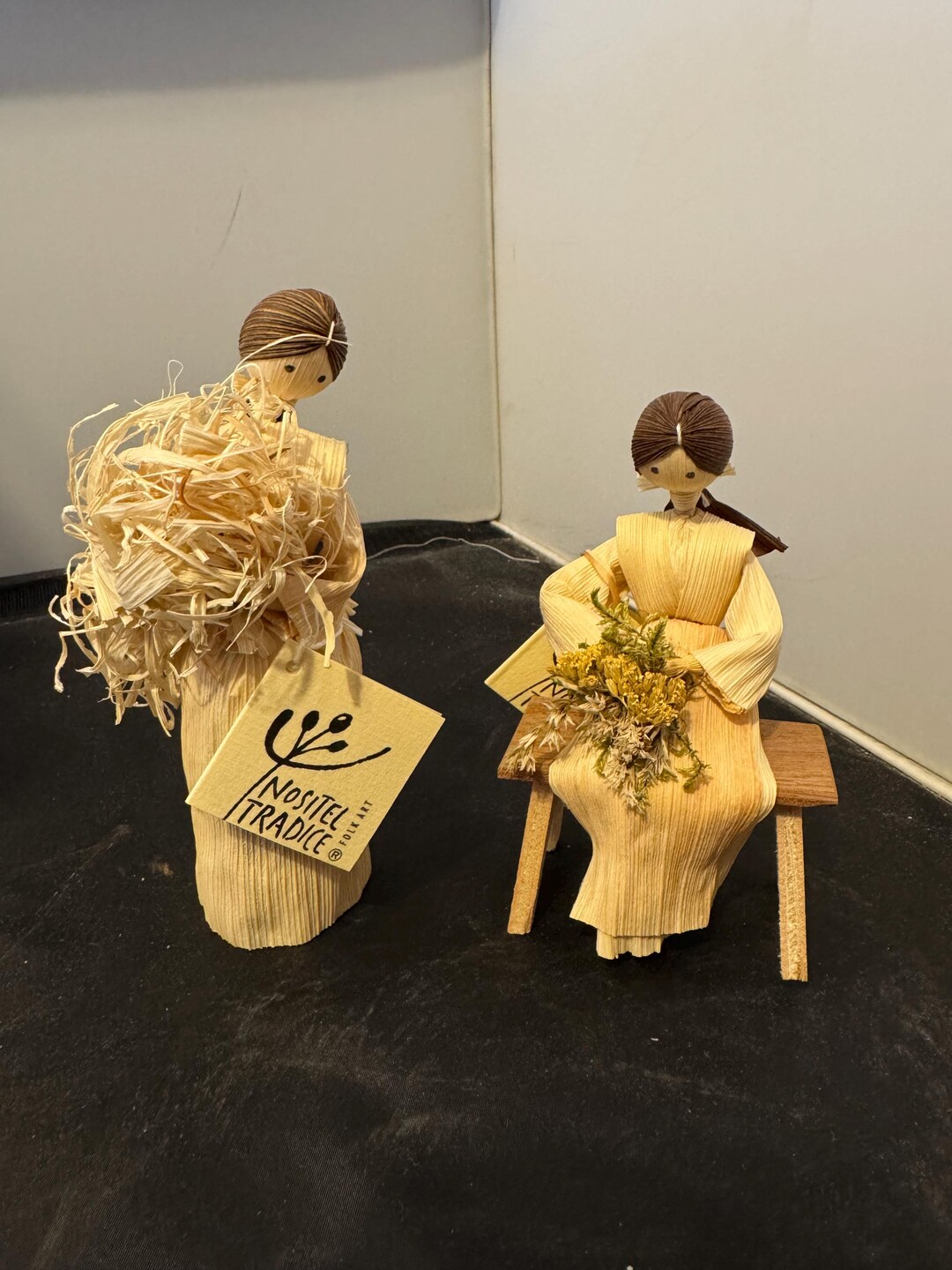 Corn Husk Doll Set - New With Tag - Etsy