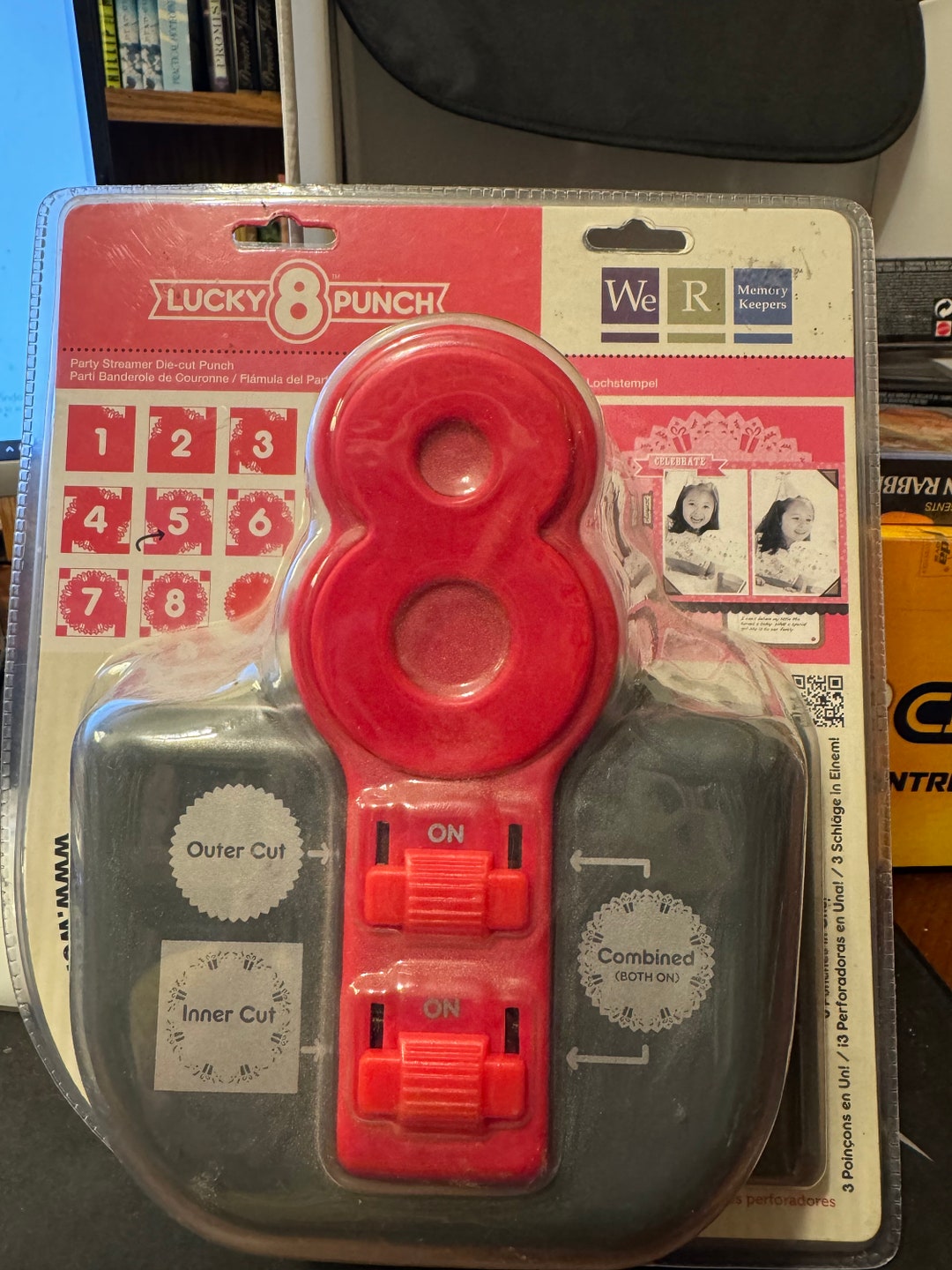 We R Memory Keepers Lucky 8 Punch Party Streamer Die-cut Punch - New - Etsy