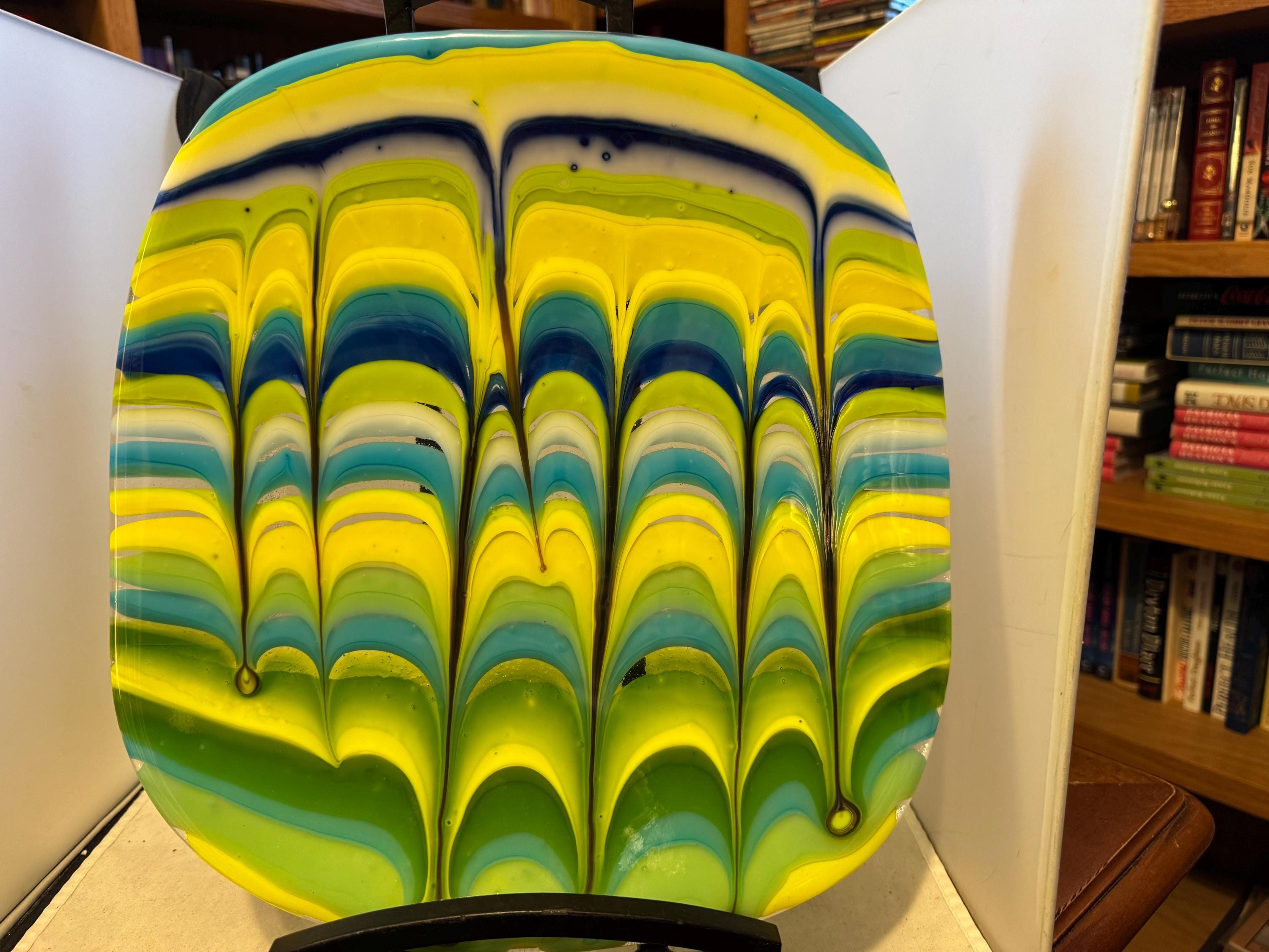 Beautiful Fused Glass Art Home Decor Piece - Etsy