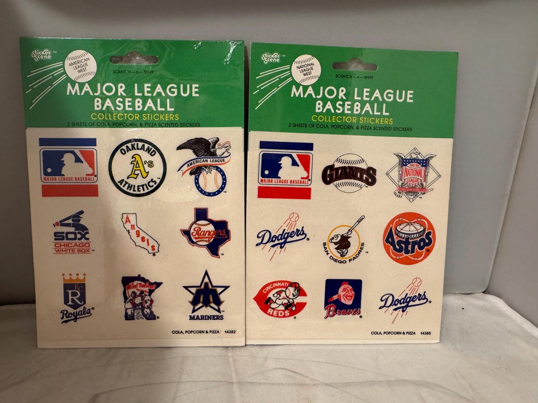 1984 Factory Sealed Major League Baseball Stickers - Etsy