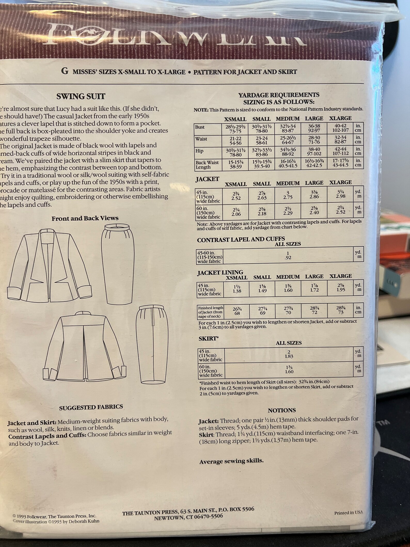 Folkwear Pattern 255 Swing Suit - Etsy