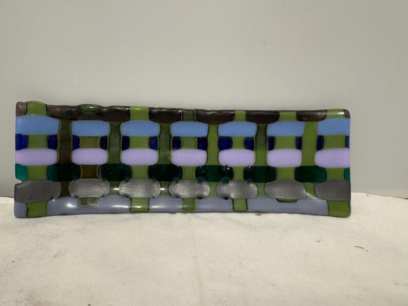Beautiful Fused Glass Art Home Decor Piece - Etsy