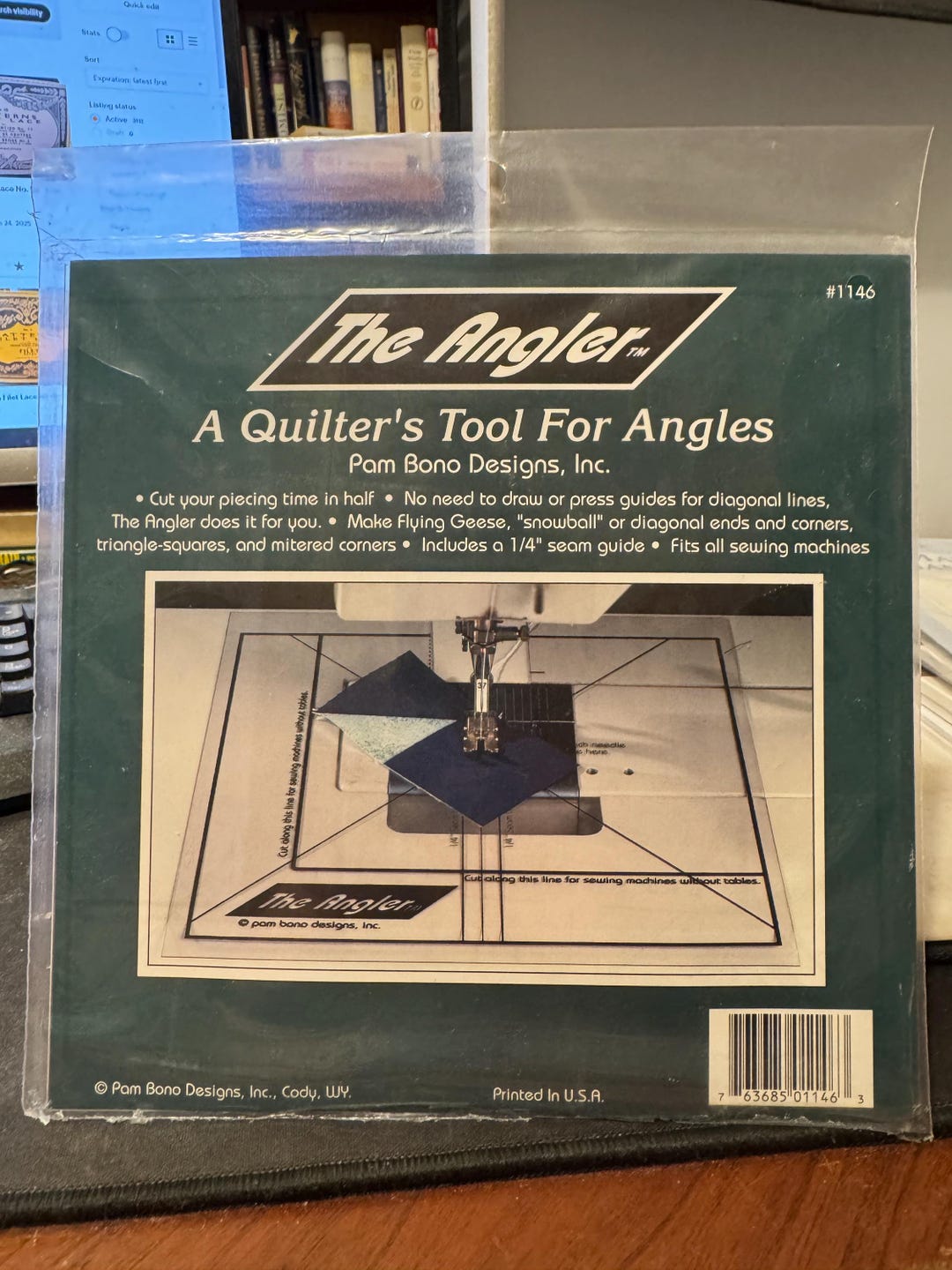 Pam Bono Designs / the Angler / A Quilter's Tool for Angles / New - Etsy