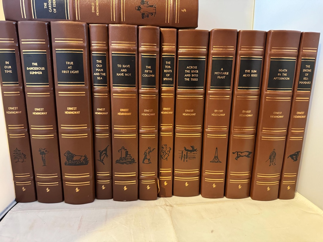 The Complete Ernest Hemingway - Easton Press - 20 Volume - Etsy