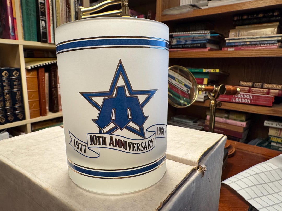 Seattle Mariners MLB Baseball 10th Anniversary 1977-1986 Frosted ...