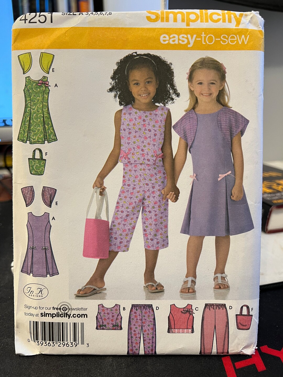 Simplicity Pattern 5738 - Misses' Nightgown in Two Lengths and Baby ...