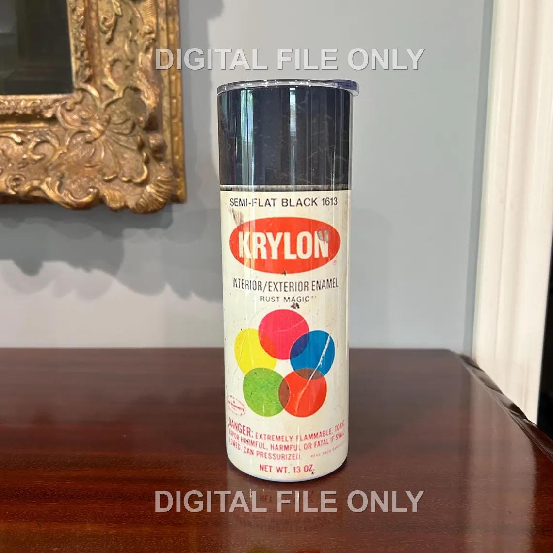 Vintage Krylon Spray Can DIGITAL FILE for 20oz Sublimation Tumbler ...