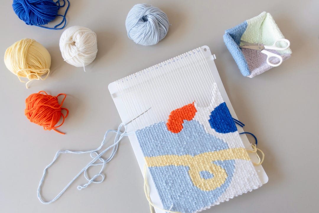 Weaving Loom Kit) Weaving Board, Warp Thread, Booklet(+video Tutorials) - Etsy