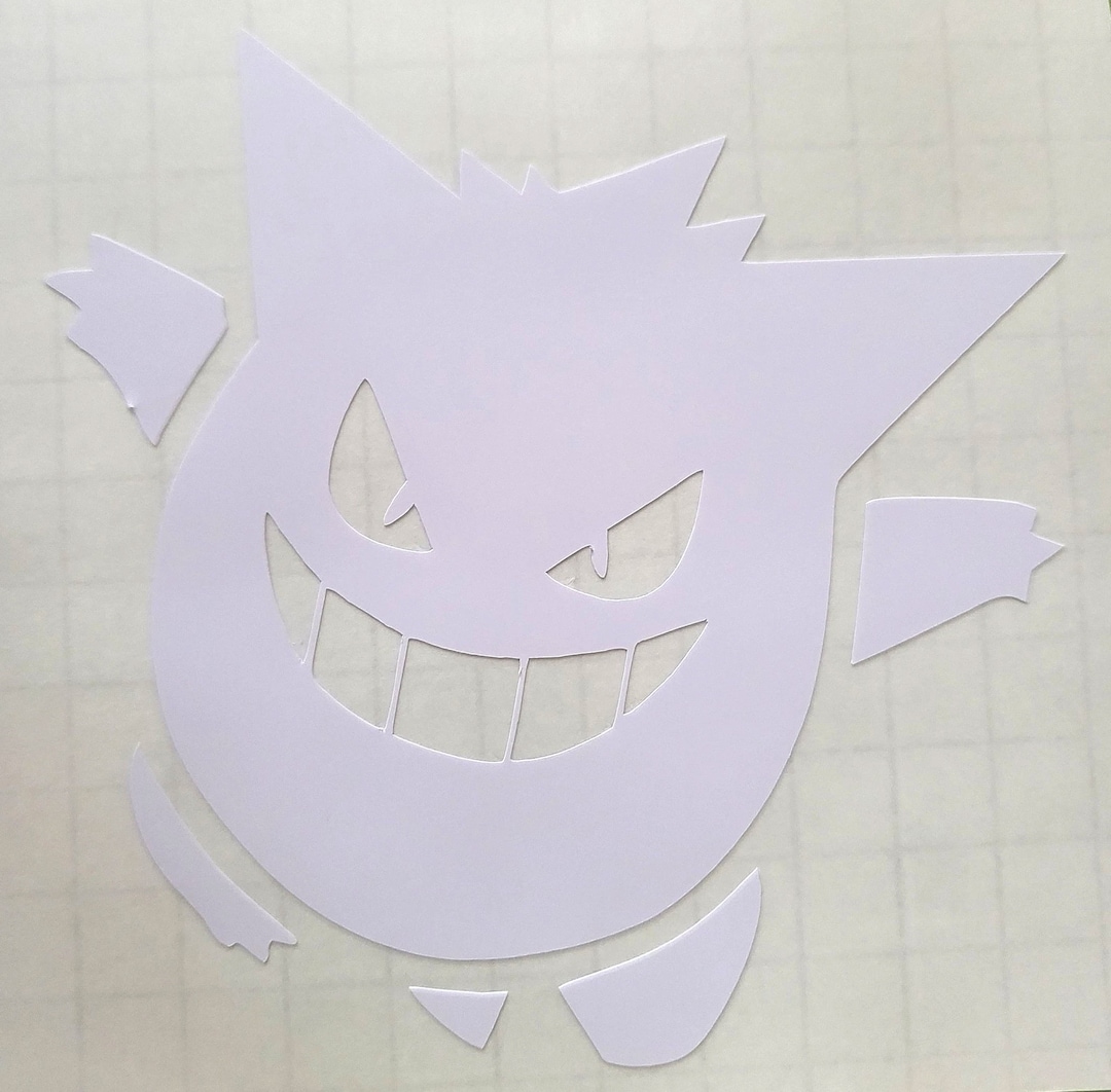 Pokemon Gengar Vinyl Decal Sticker - Etsy