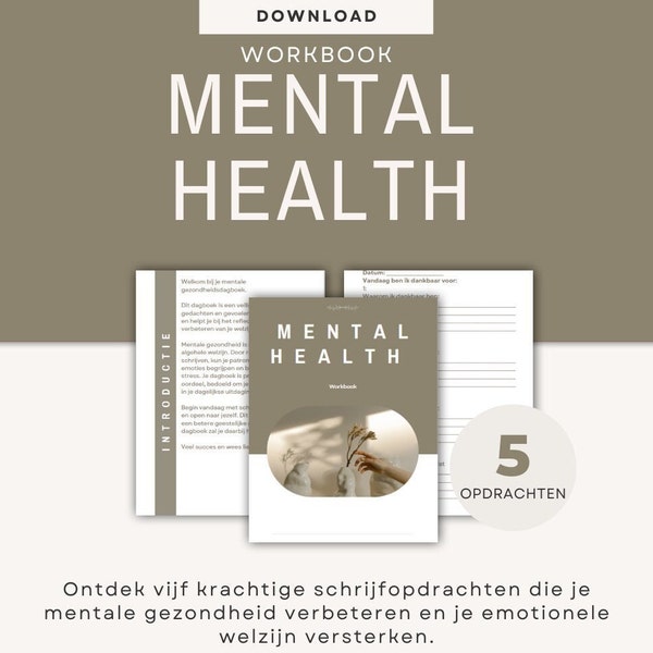Mental Health Workbook - Etsy