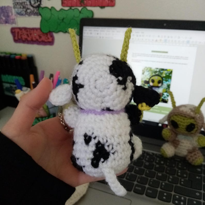 Alien Cow Crochet Pattern Plushie Gift Tutorial Amigurumi Animal Space ...