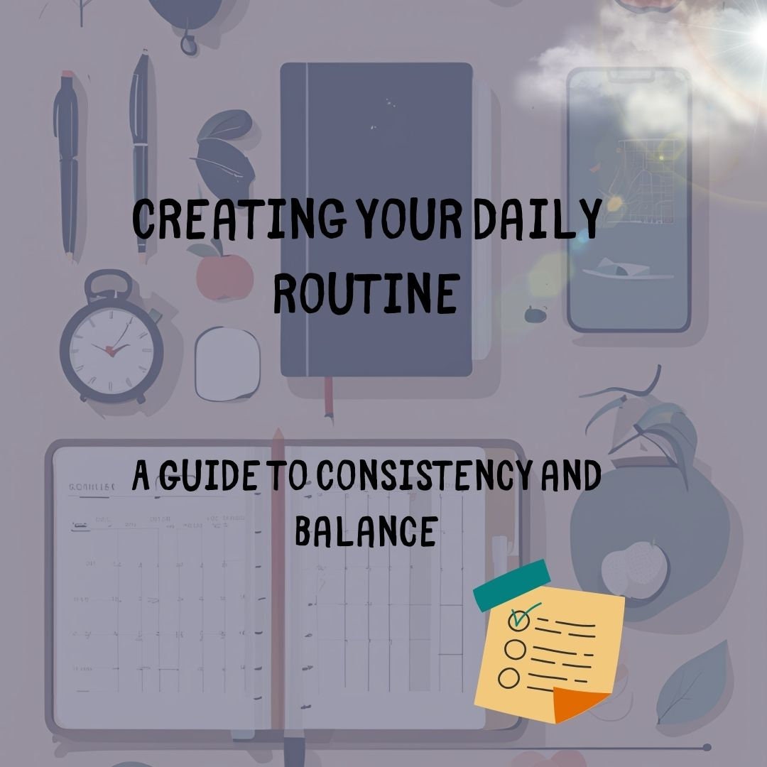 Creating Your Daily Routine: A Guide to Consistency and Balance - Etsy