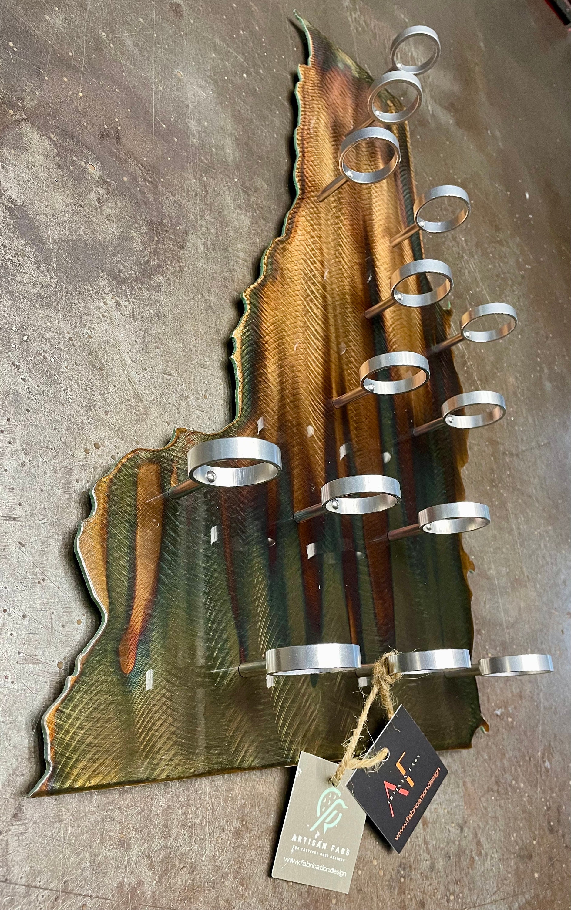 USA State Golf Ball Holder: Personalized Steel Map Display - Etsy